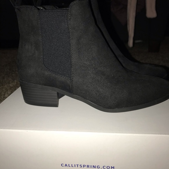Call It Spring | Shoes | Black Ankle Boots | Poshmark